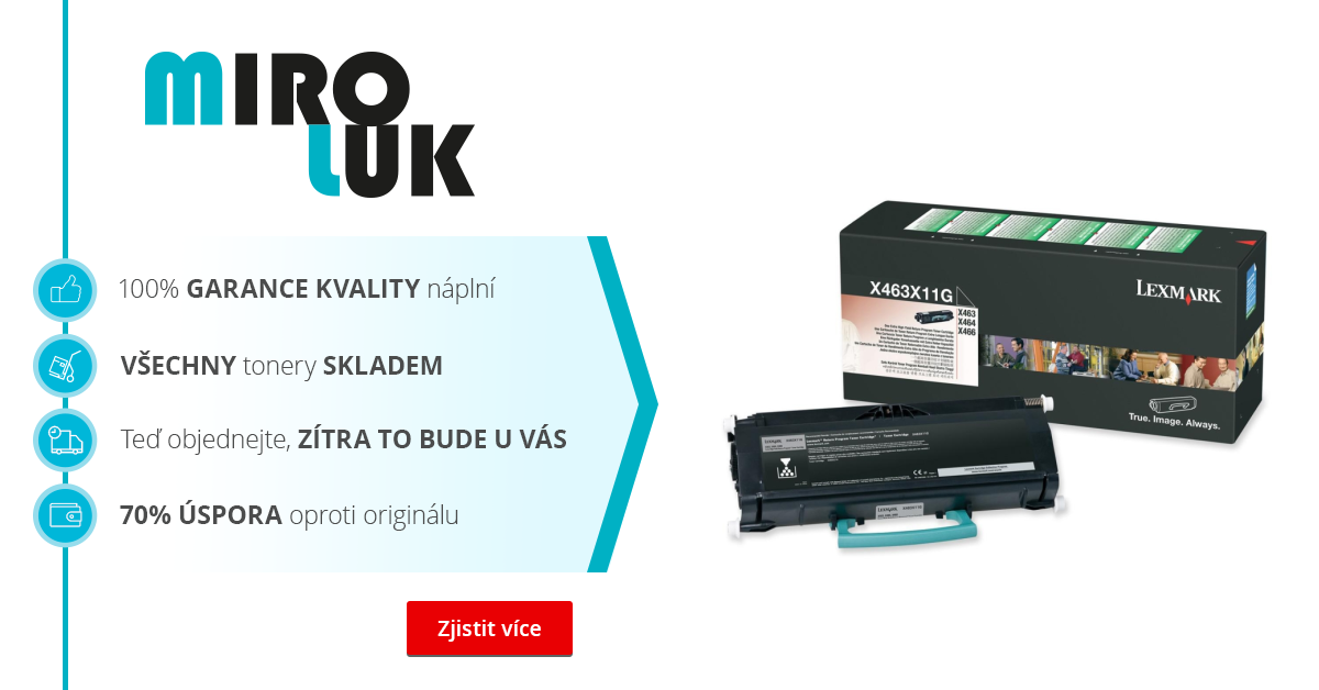 Originální toner Lexmark X463X11G (Černý) - toner skladem | Miroluk