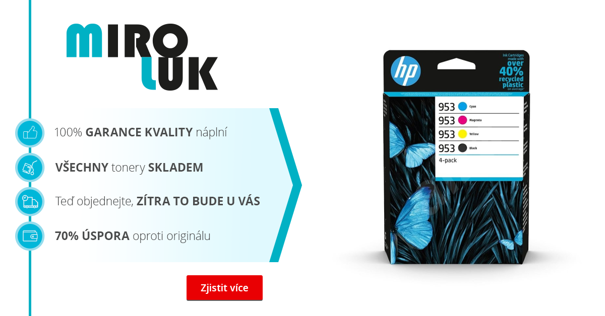 Sada originálních cartridge HP č. 953 (6ZC69AE) - cartridge skladem ...