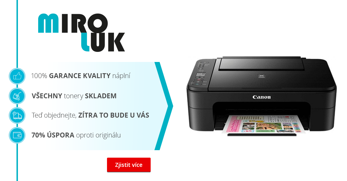 Canon PIXMA TS 3355 (A4, USB, Wi-Fi, kopírování, skenování) | Miroluk