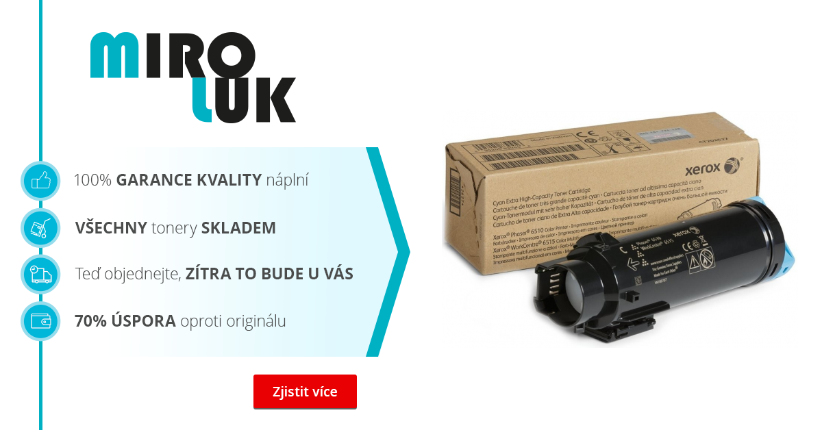 Originální toner XEROX 106R03693 (Azurový) - toner skladem | Miroluk