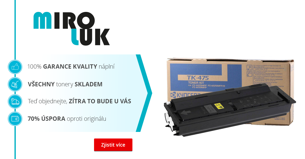 Originální toner KYOCERA TK-475 (Černý) - toner skladem | Miroluk